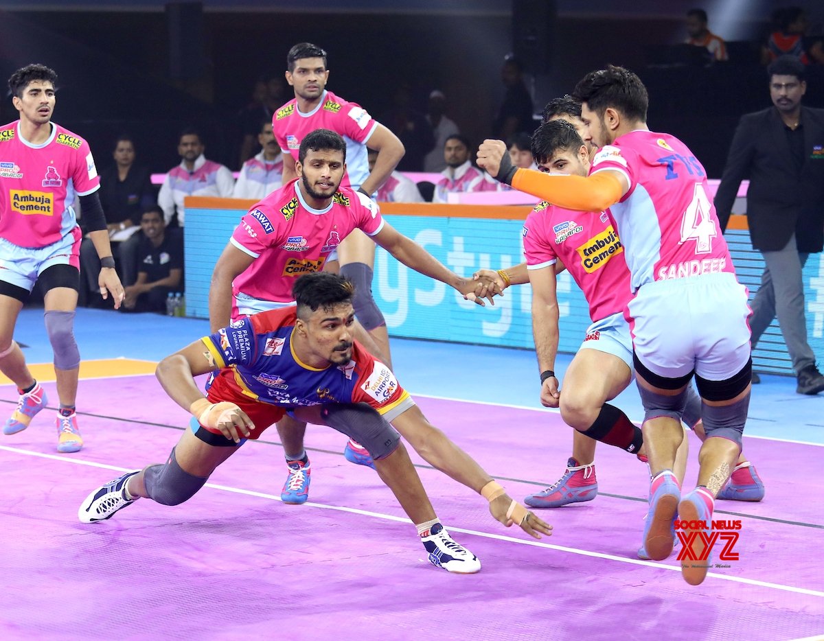 Pune: Pro Kabaddi Season 7 - Jaipur Pink Panthers Vs UP Yoddha #Gallery ...