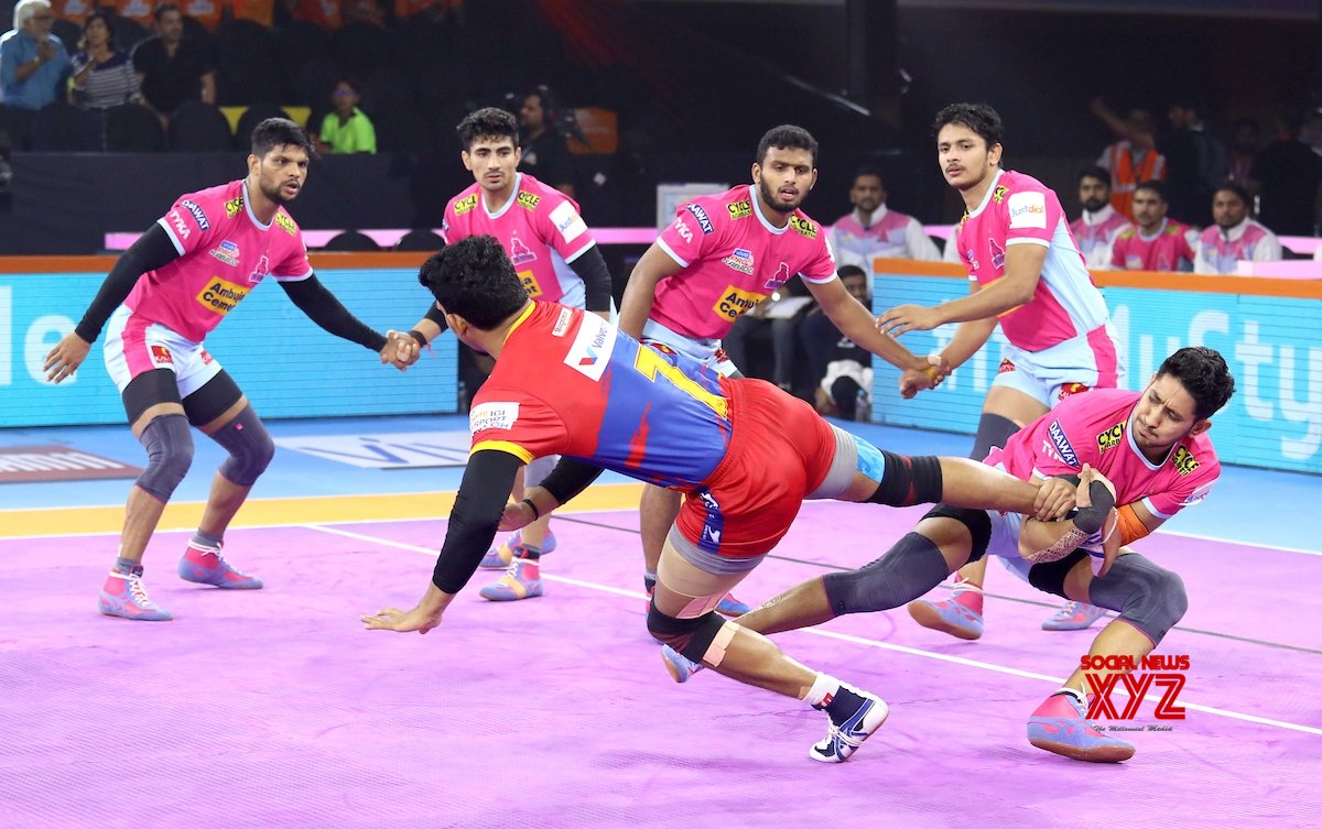 Pune: Pro Kabaddi Season 7 - Jaipur Pink Panthers Vs UP Yoddha #Gallery ...