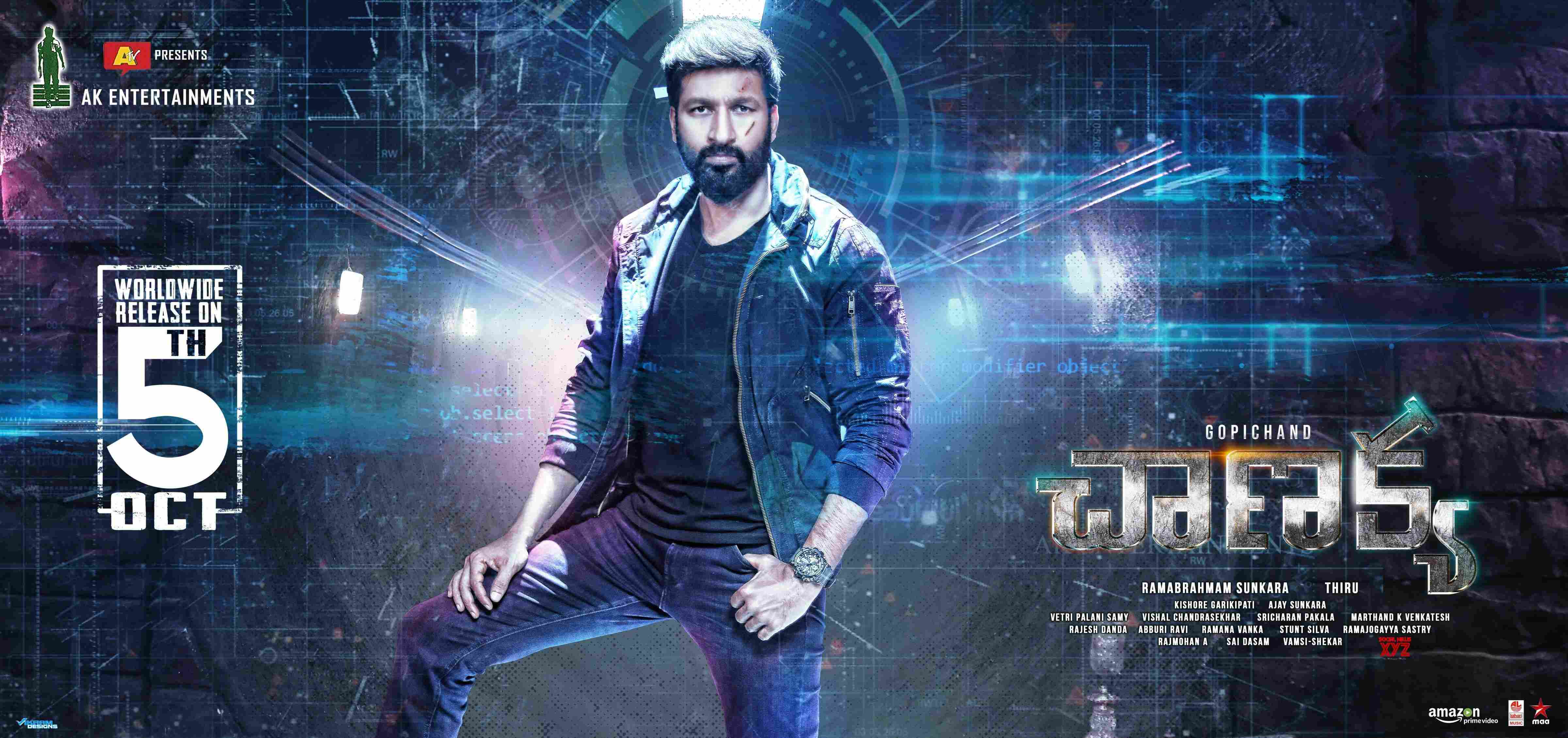 Gopichand's Chanakya Movie October 5th Release Date HD Poster And ...