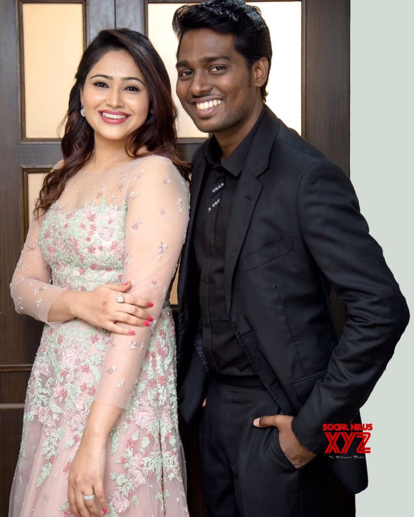 Atlee And Priya Atlee Stills From Bigil Audio Launch - Social News XYZ
