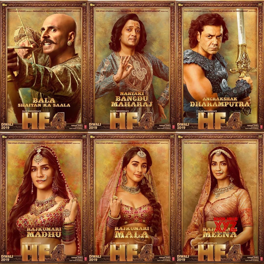 Housefull 4 Movie Character Posters - Social News XYZ