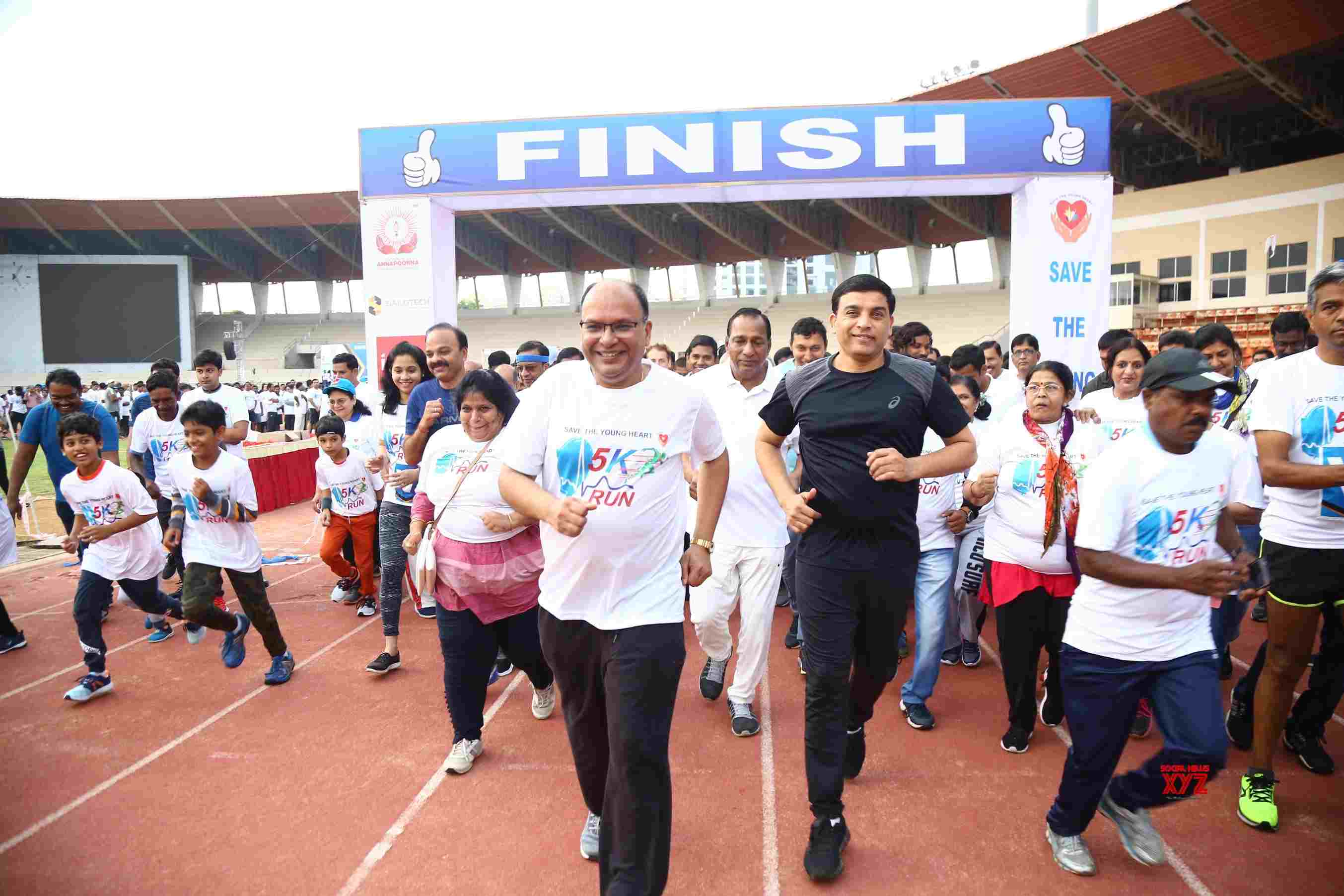 Dil Raju And Malla Reddy Attend 5K Run Participated By 2500 People For ...