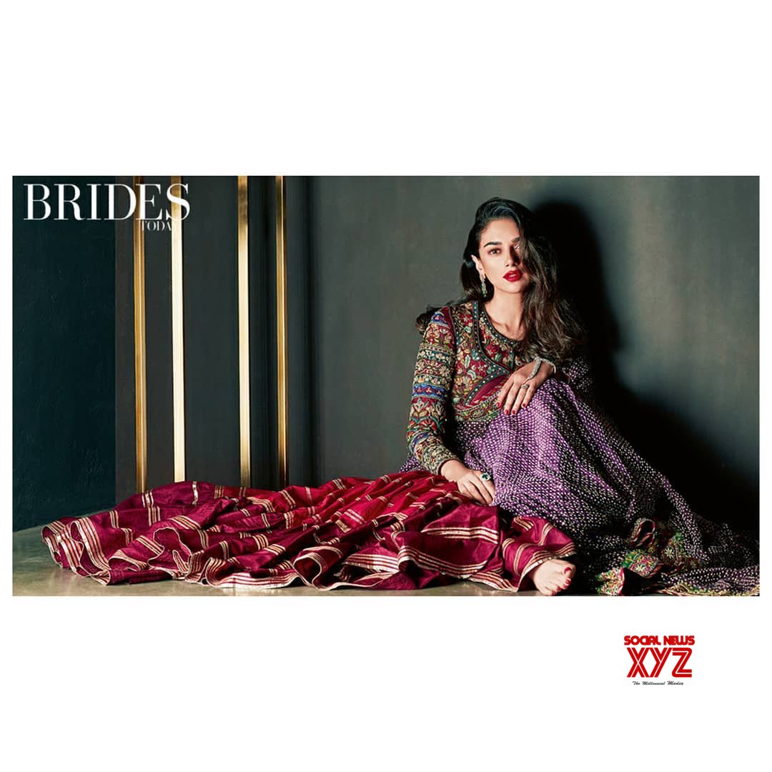 Actress Aditi Rao Hydari Stills From Brides Today Cover Photoshoot ...