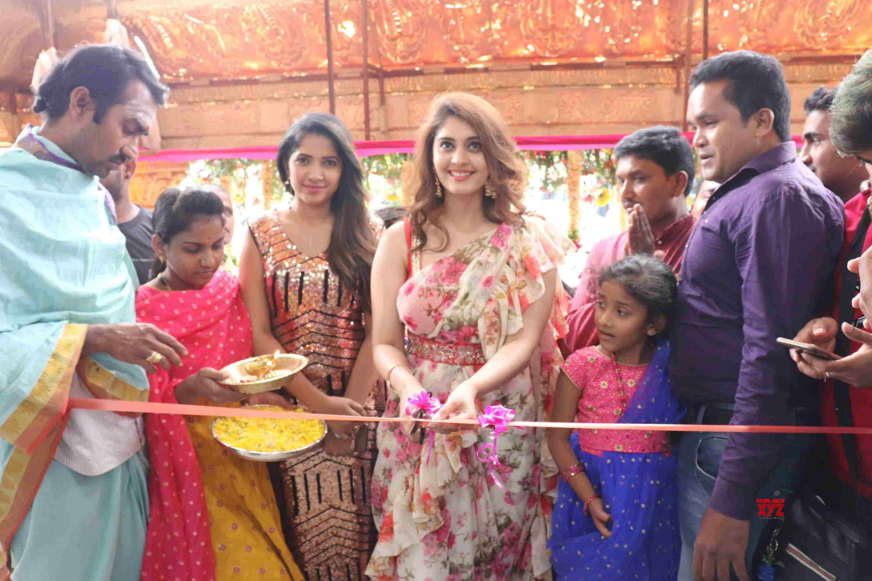 Actress Surabhi Inaugurates Sai Sharanya's Cloth Store At Kompally ...