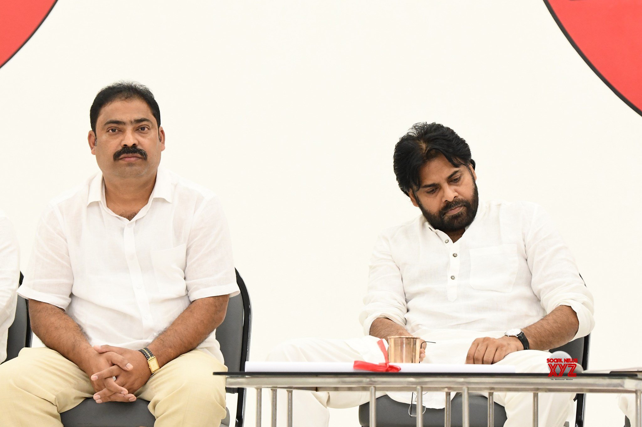 JanaSena Chief Pawan Kalyan At Prakasam District Review Meeting Gallery - Social News XYZ