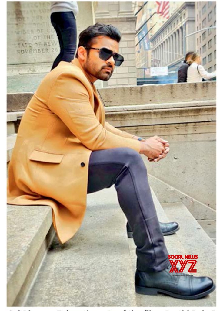 Sai Dharam Tej Still From The Sets Of Prati Roju Pandaage In The US ...