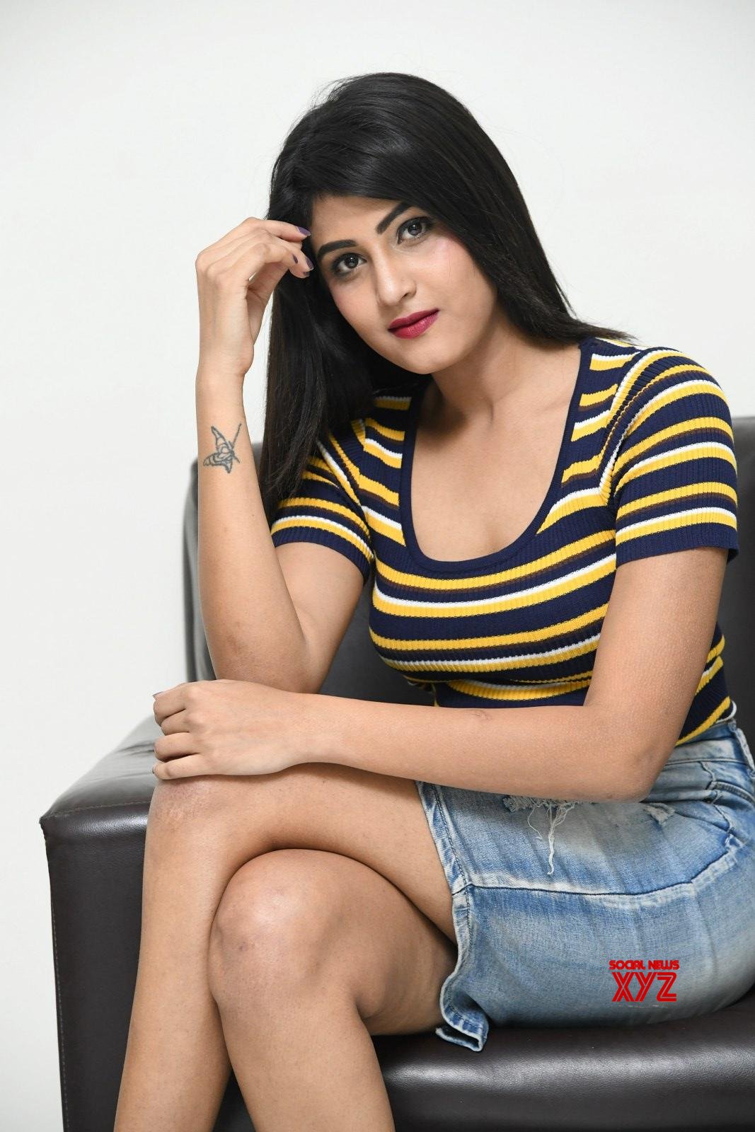 Actress Divya Rao Hot Stills from Degree College Movie Press Meet ...