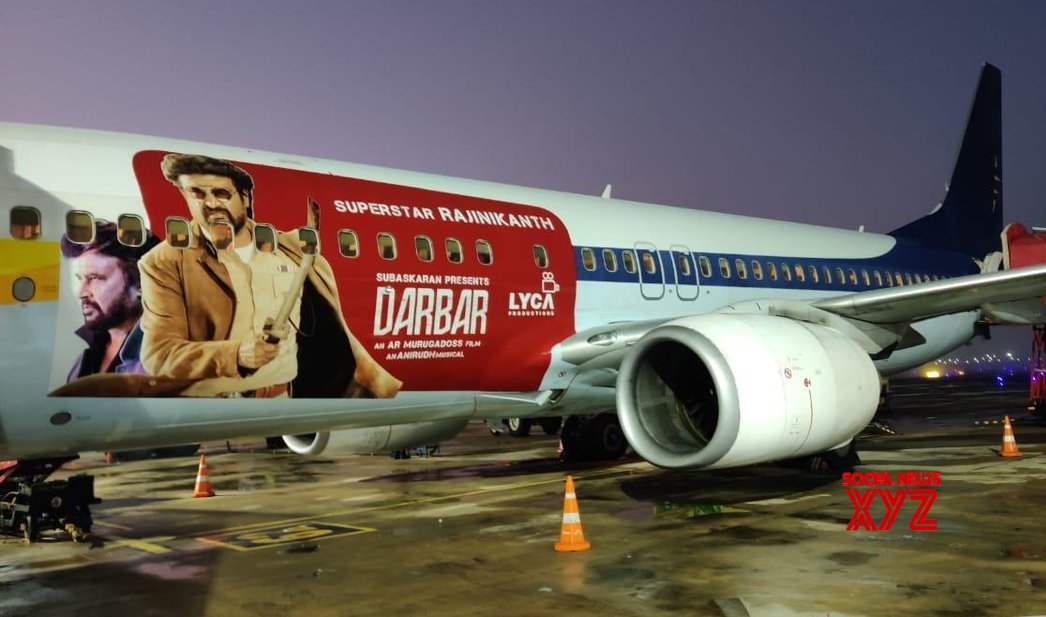 Photos: Superstar Rajinikanth's Darbar Movie Promotions On A Flight ...