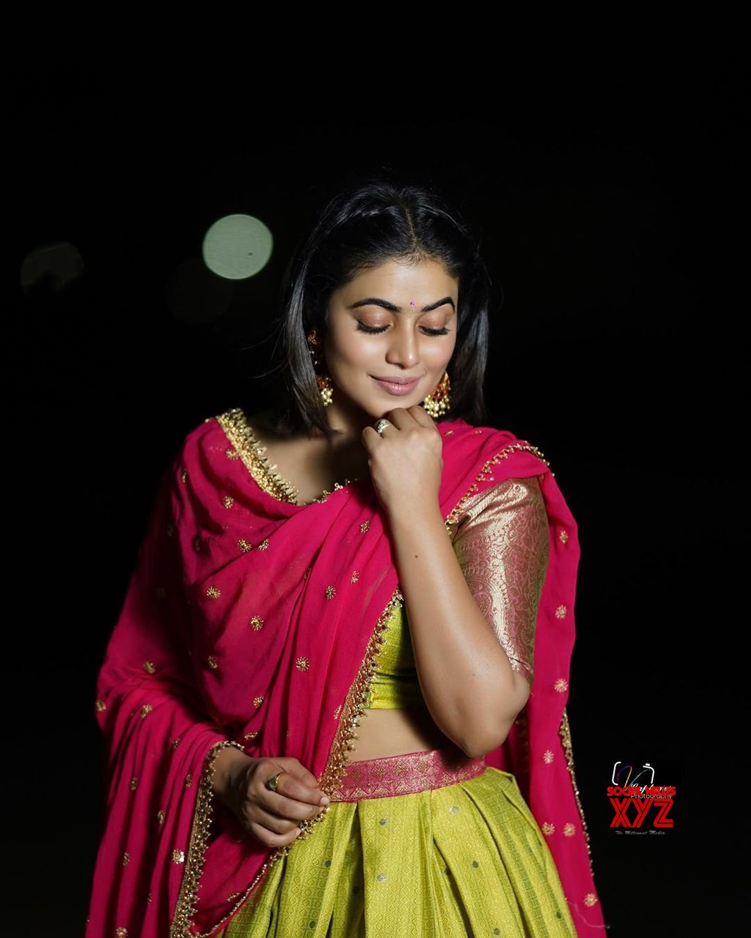 Actress Poorna Latest Traditional Stills - Social News XYZ