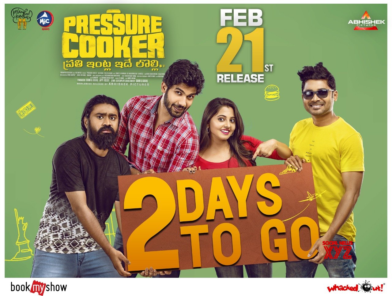 Pressure Cooker Movie 2 Days To Go Poster - Social News XYZ