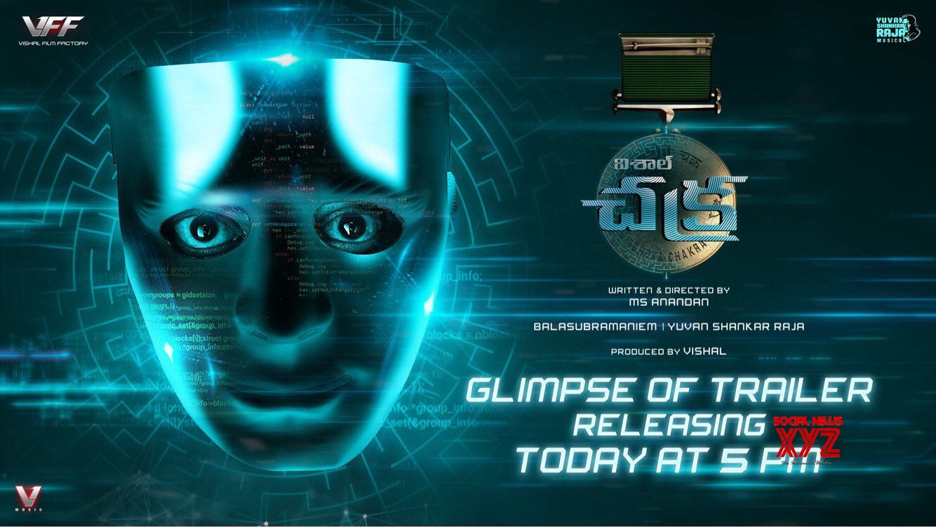 Vishal's Chakra Movie Glimpse Of Trailer Today By 5 PM - Social News XYZ
