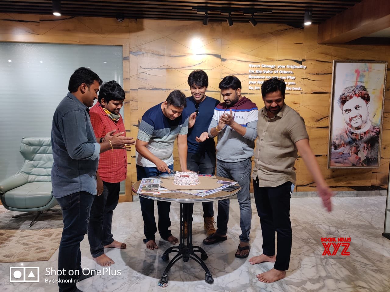 Producer SKN Birthday Celebrations Stills With Director Maruthi, Allu ...