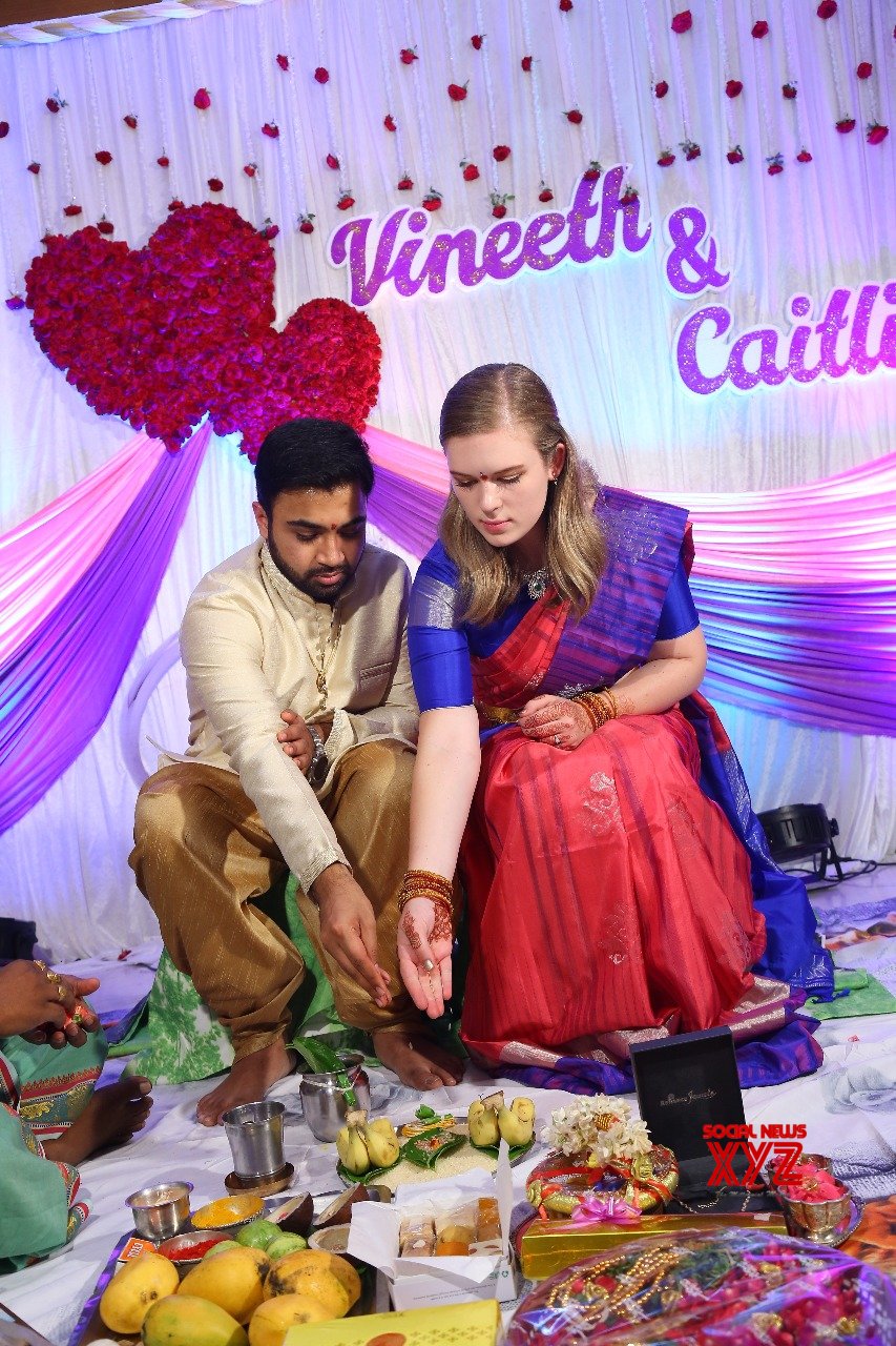Producer Soma Vijay Prakash’s Son Soma Vineeth (Telangana) Getting Married to Caitlin (America ...