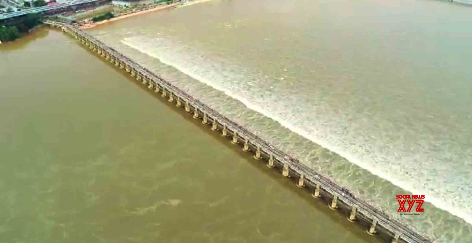 Vijayawada: Krishna river flood fury continues in the upstream and downstream of Prakasam ...