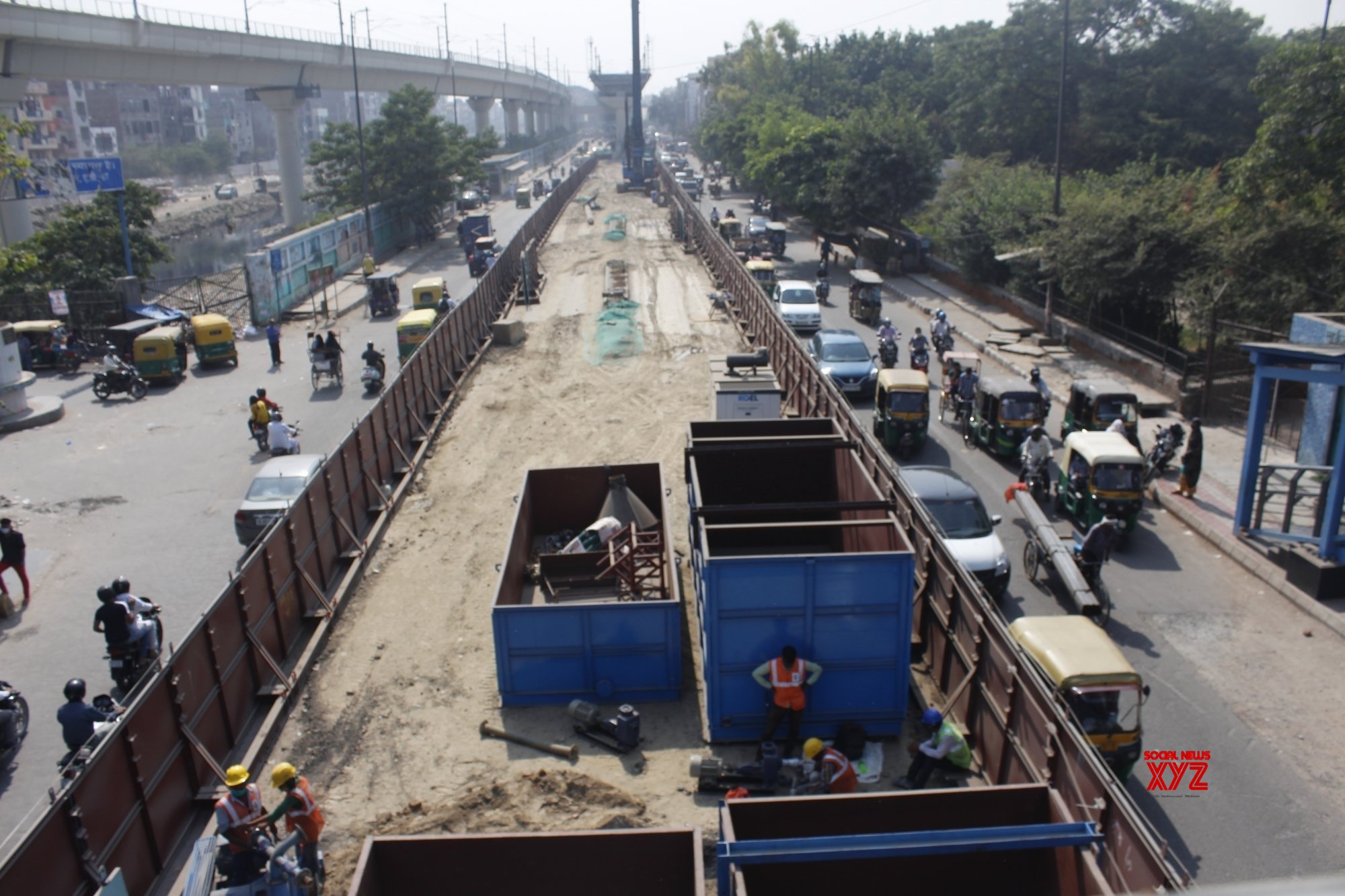 New Delhi: Under - construction Delhi Metro Phase 4 project #Gallery ...