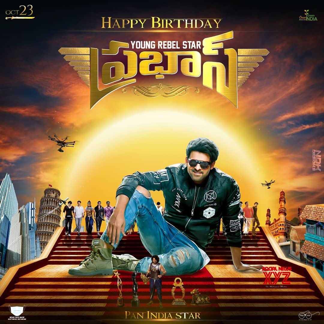 Rebel Star Prabhas Birthday 2020 Posters - Social News XYZ
