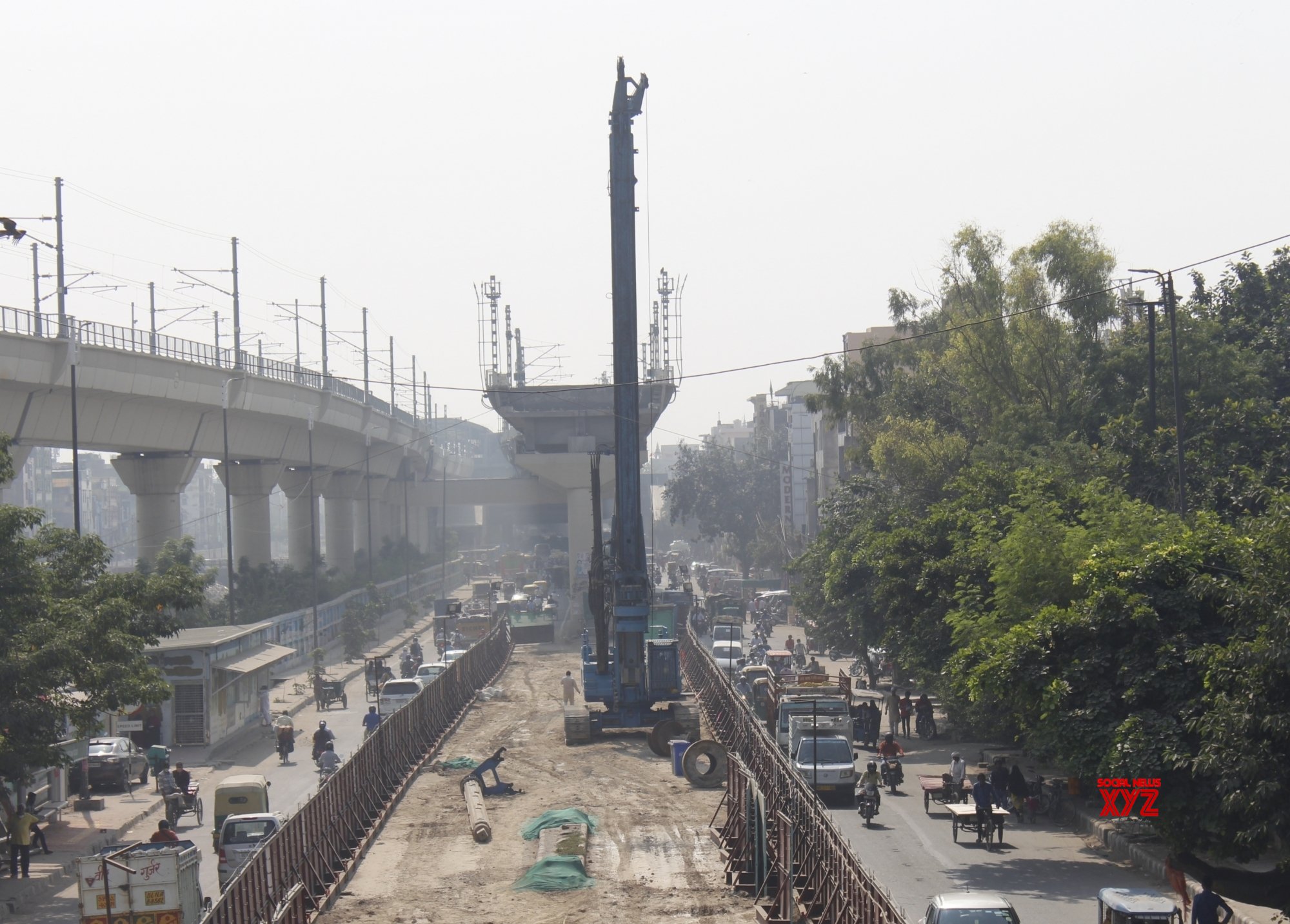 New Delhi: Under - construction Delhi Metro Phase 4 project #Gallery ...