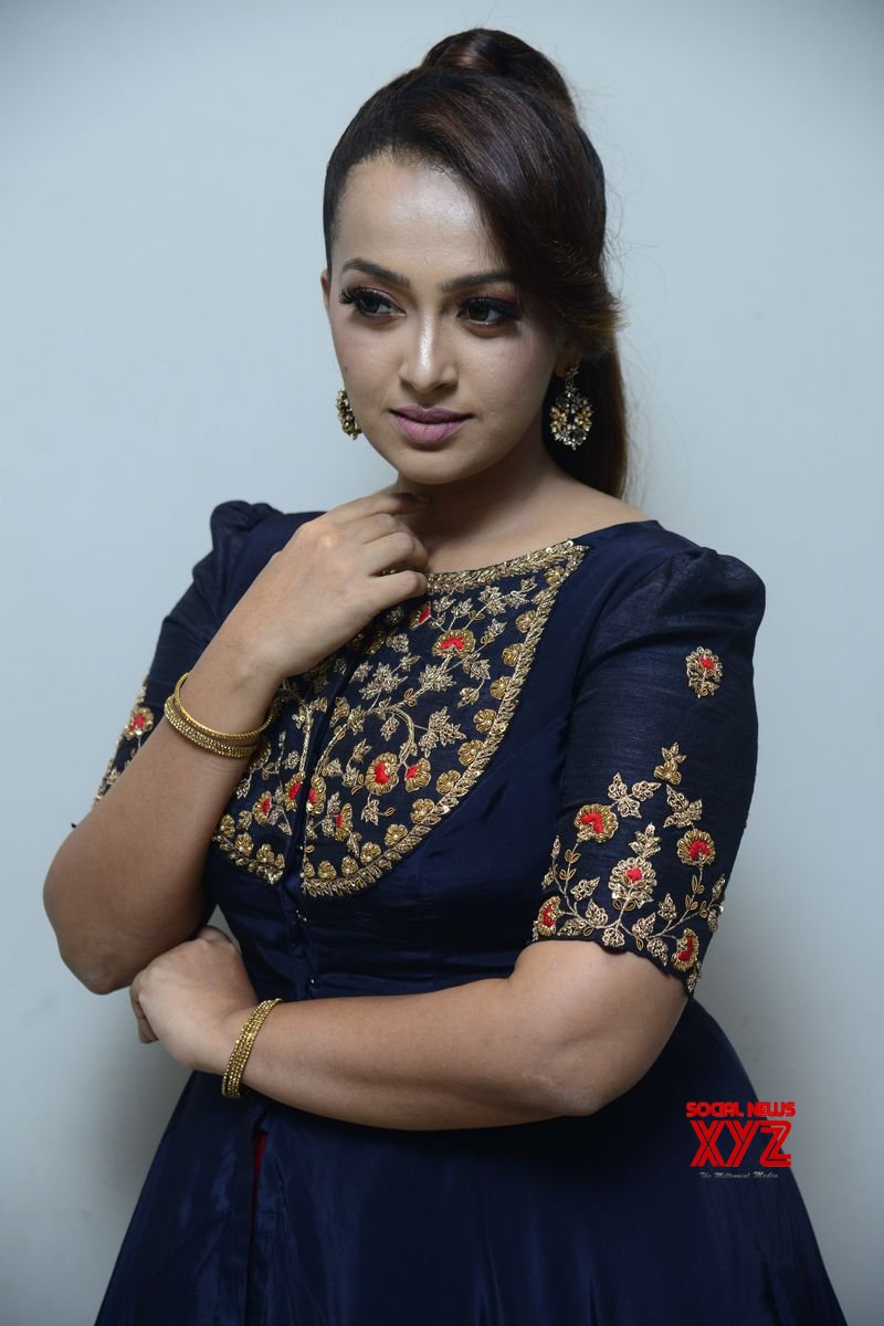 Actress Esther Stills From Shakila Biopic Movie Press Meet - Social ...