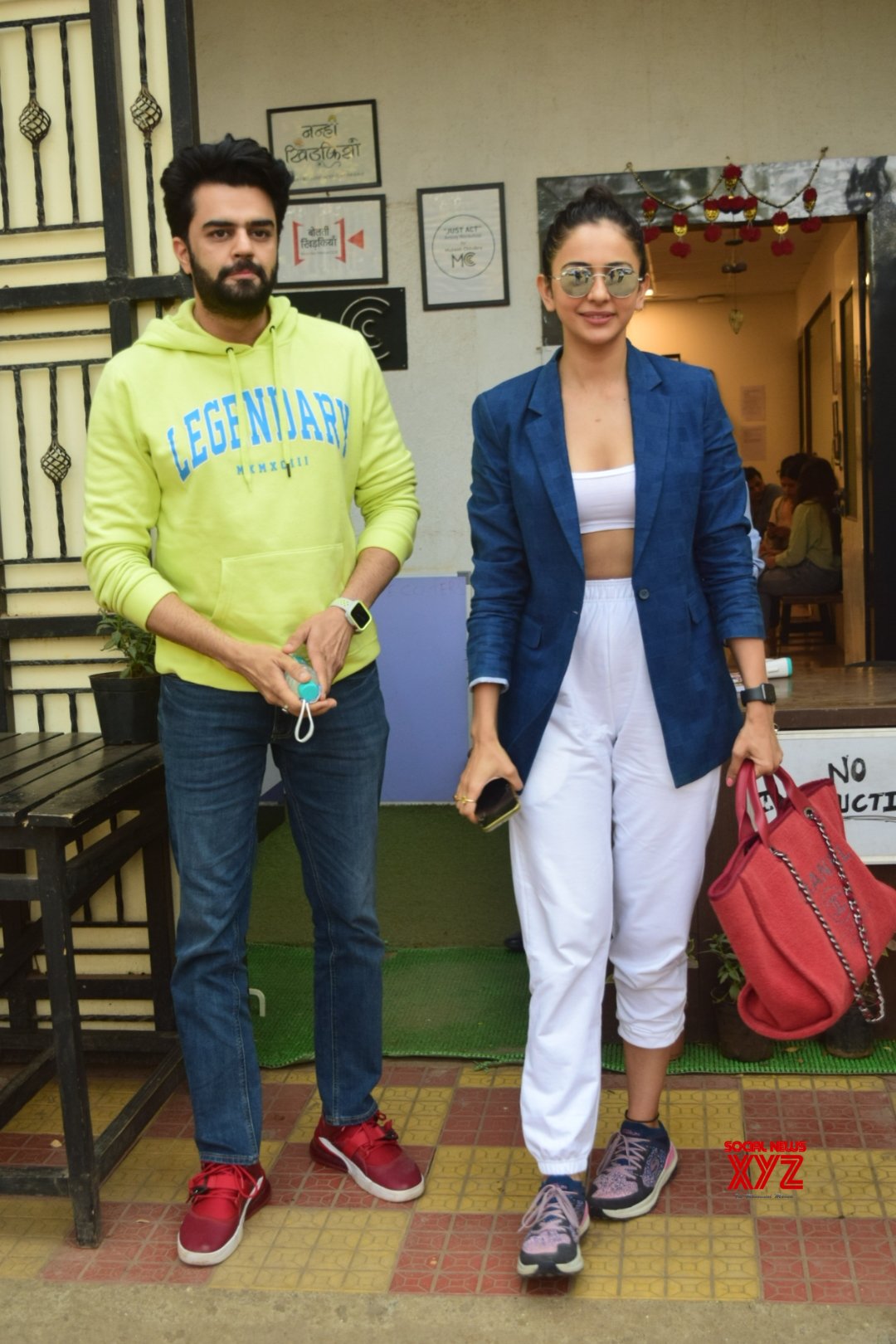 Rakul Preet Singh And Manish Paul Mukesh Chhabra Post Meeting At Mukesh ...