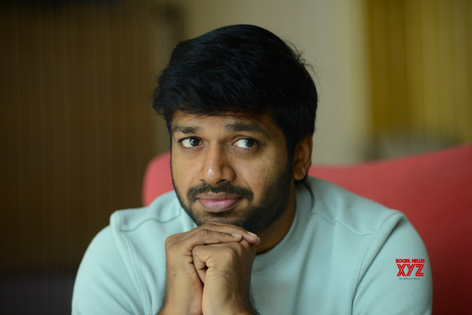 Director Anil Ravipudi Stills From Gaali Sampath Movie Interview ...