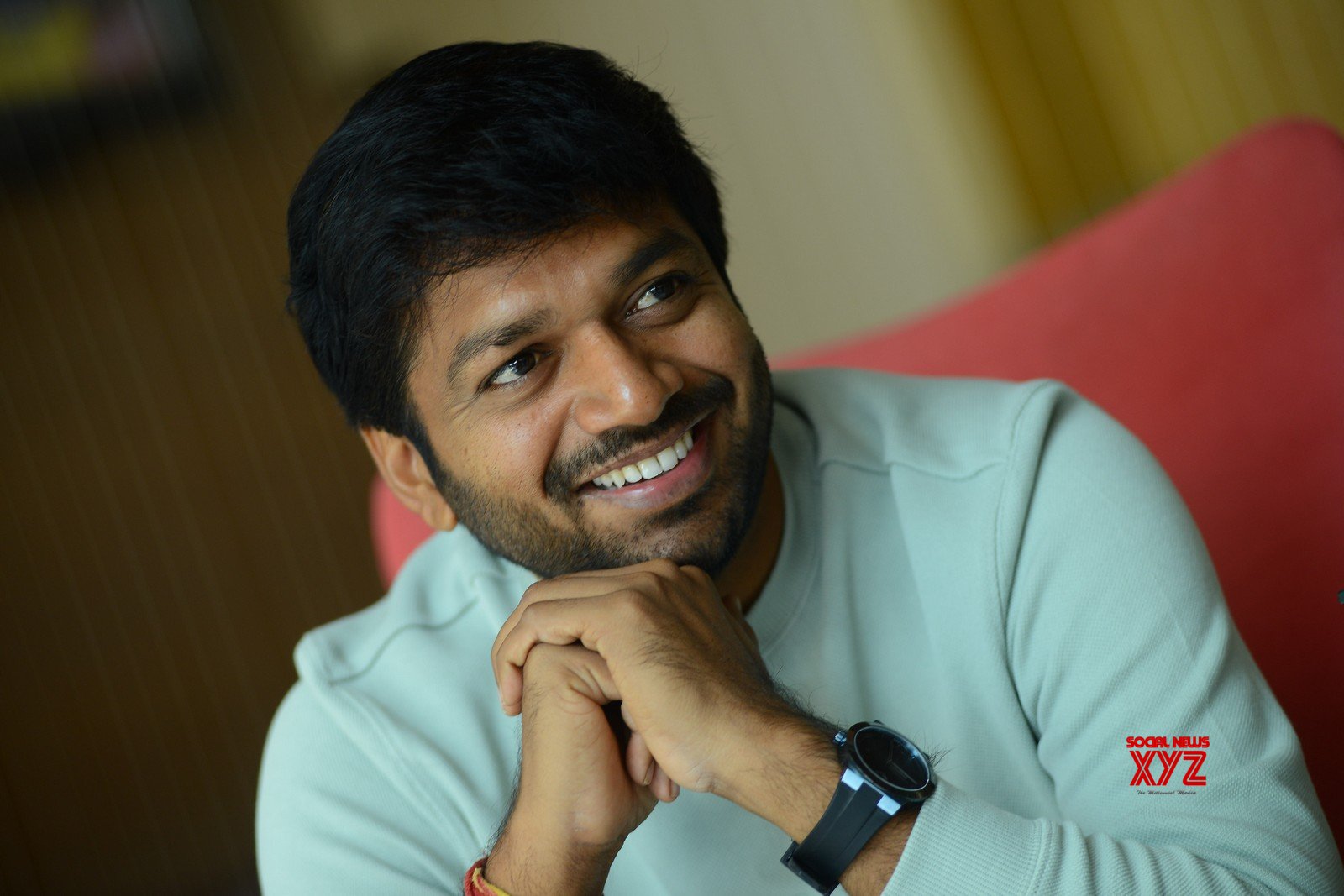 Director Anil Ravipudi Stills From Gaali Sampath Movie Interview ...