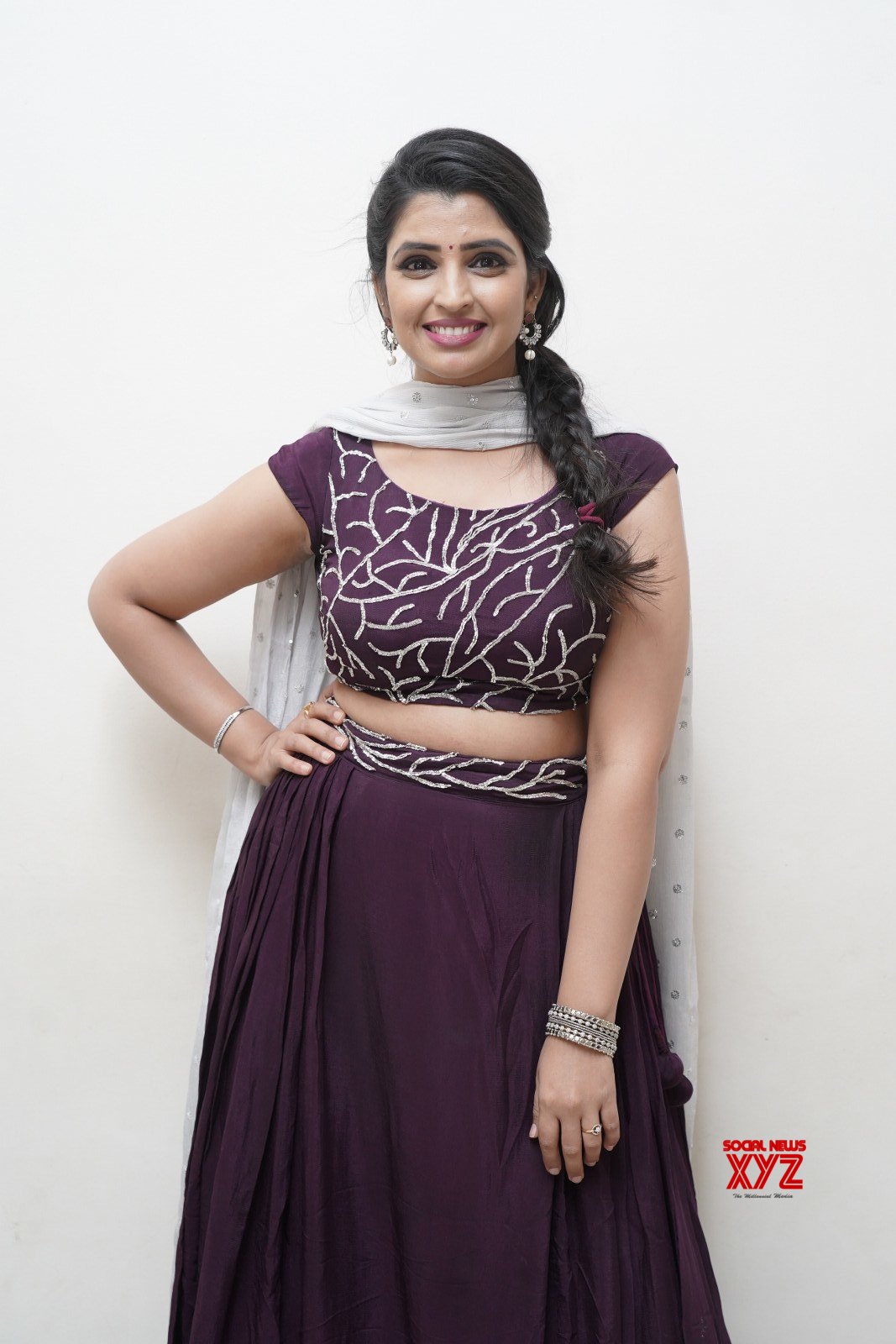 Anchor Syamala Stills From Ram Charan Birthday Celebrations 2021 ...