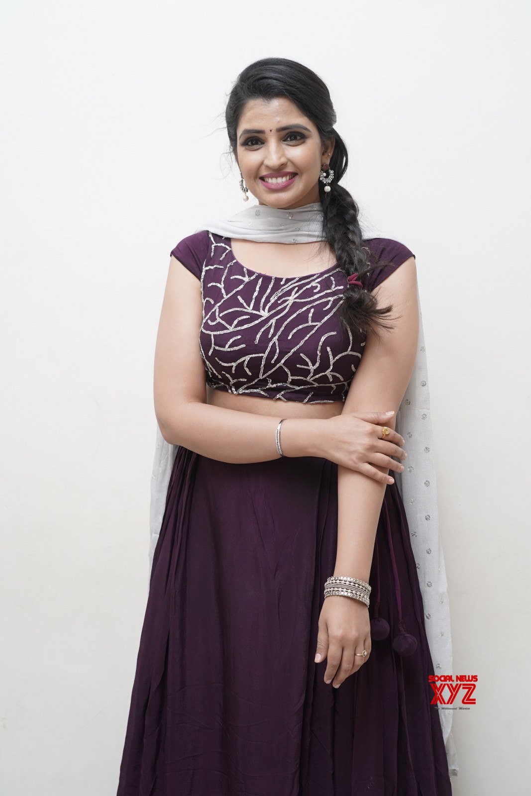 Anchor Syamala Stills From Ram Charan Birthday Celebrations 2021 ...