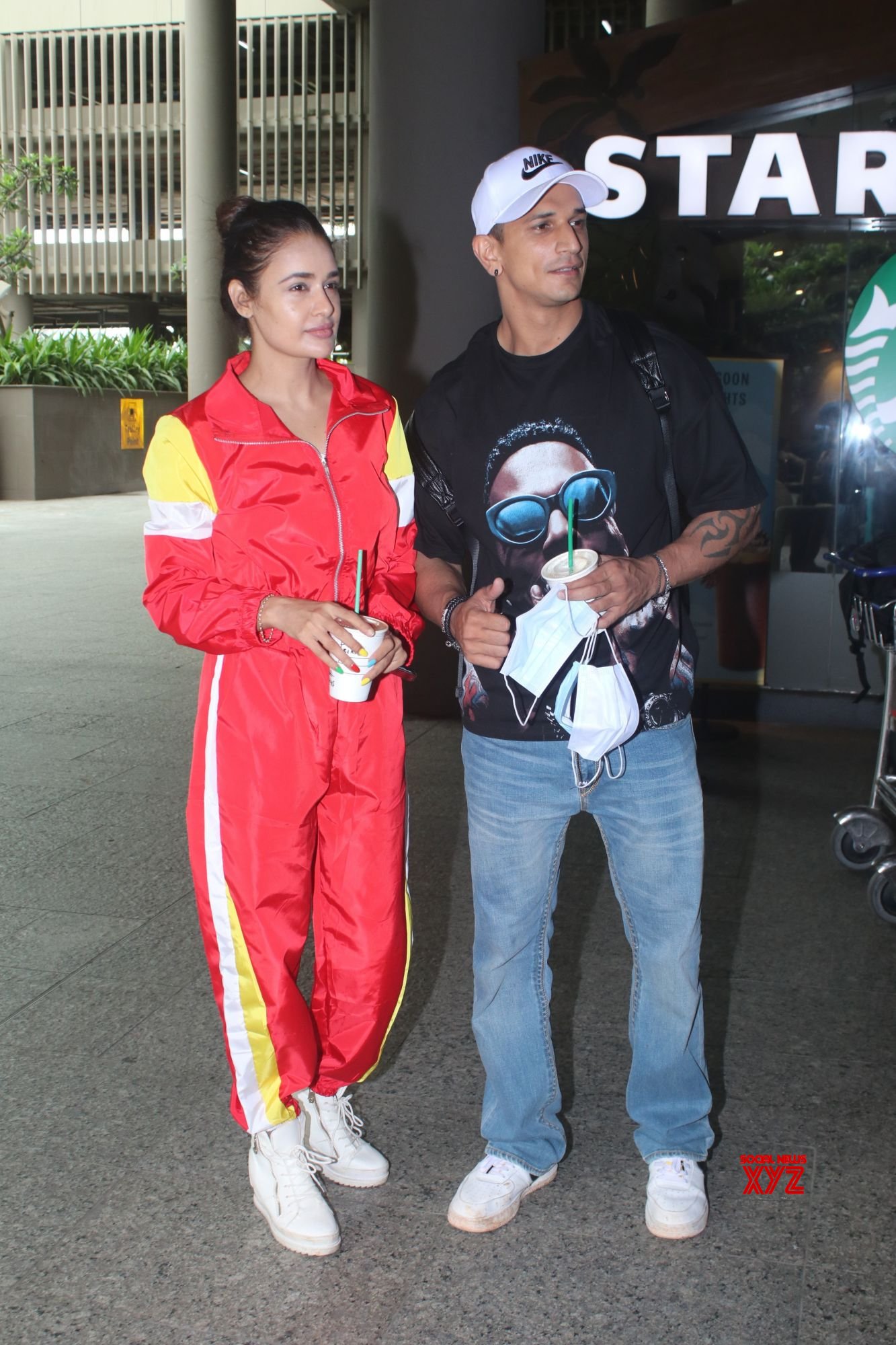 Prince Narula With Wife Spotted At Airport Arrival - Gallery - Social ...