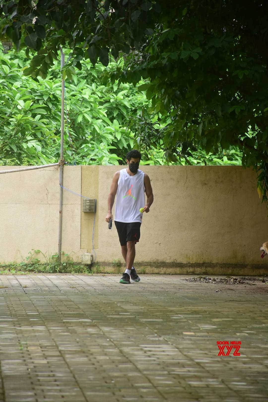 Aditya Roy Kapoor Playing With His Pet At His Residence In Bandra ...
