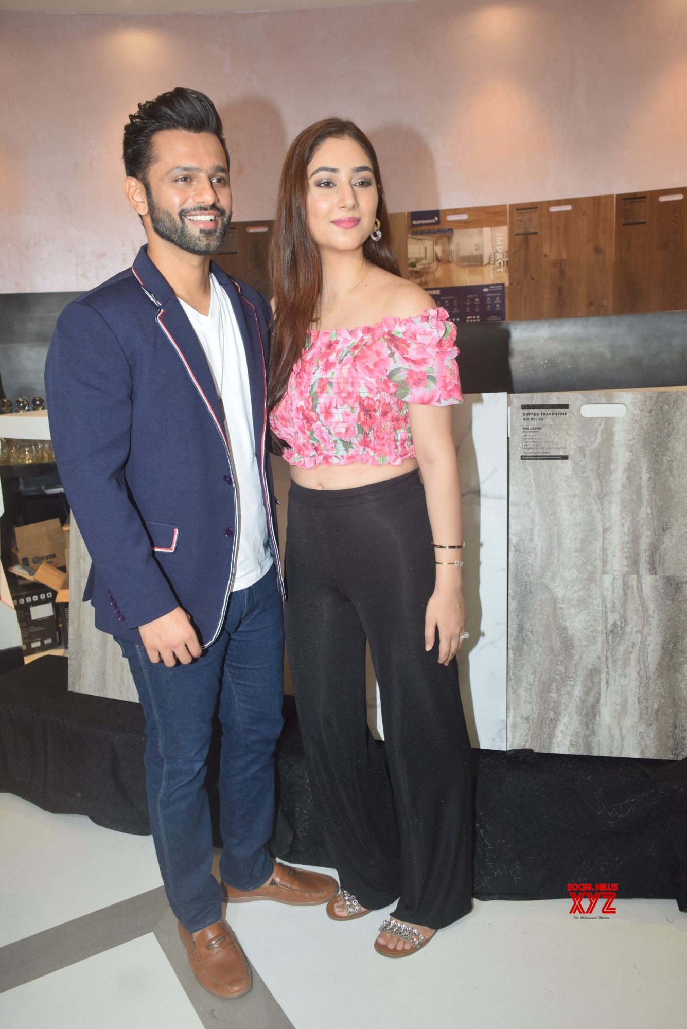 Rahul Vaidya & Disha Parmar Grace The Launch Of Responsive Floors AD Film - Gallery - Social ...