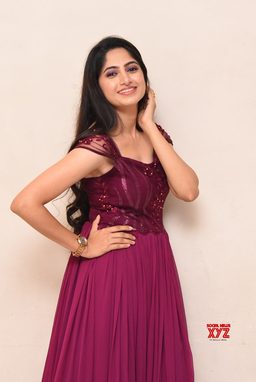Actress Kushi Ravi Stills From Dia Movie Pre Release Event - Social ...