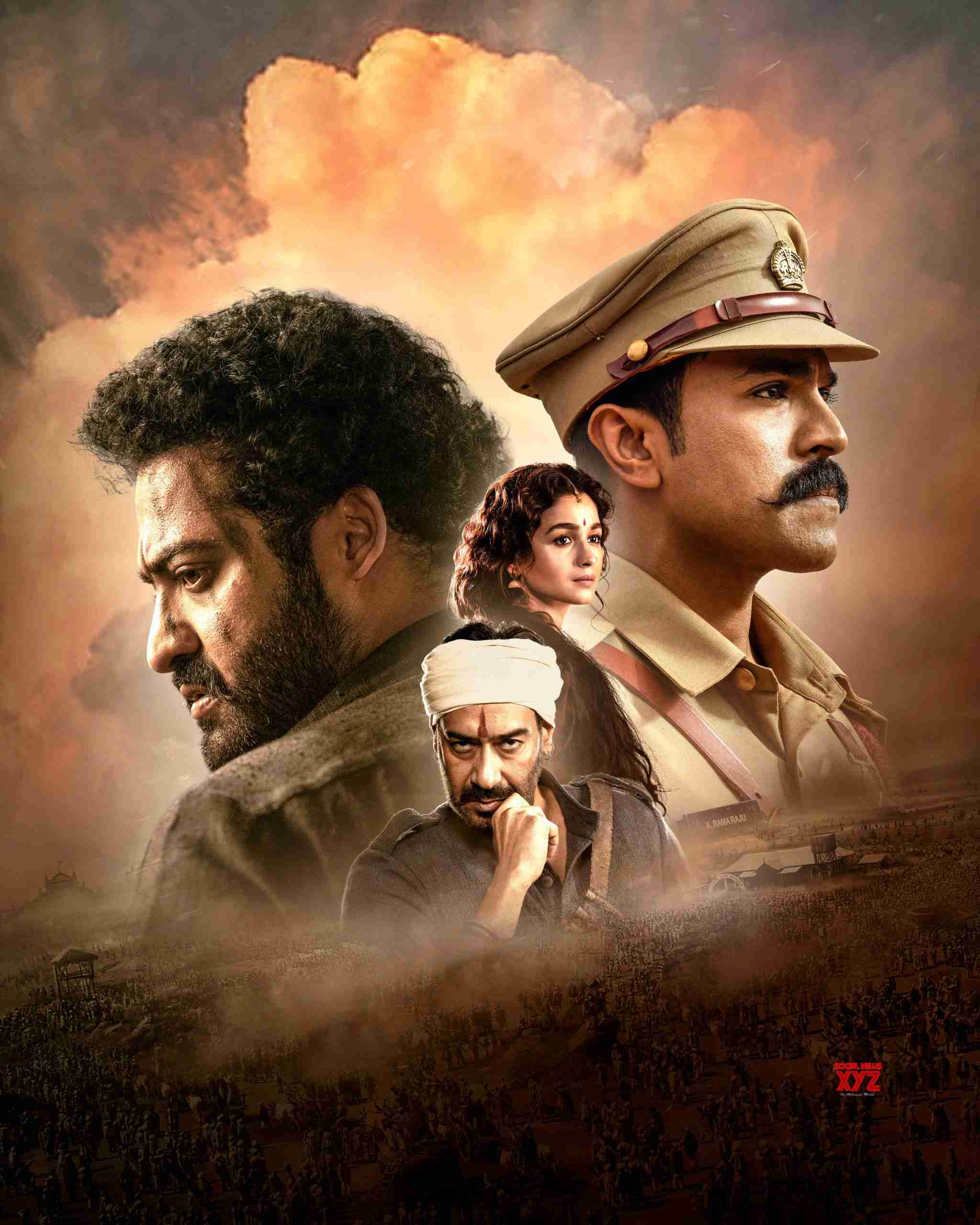 RRR Movie Release Date Announcement HD Poster And Still - Social News XYZ