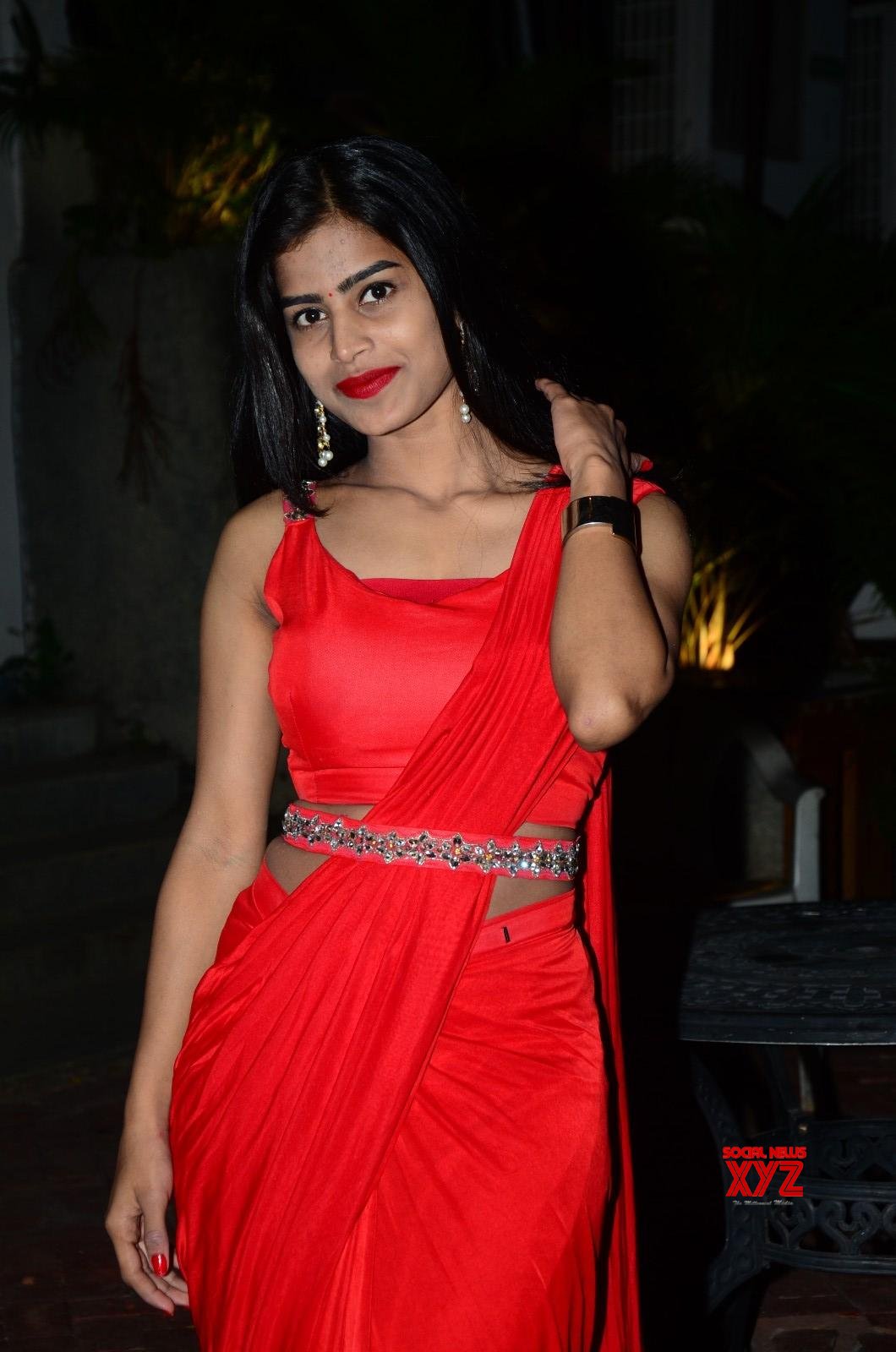 Actress Sri Lekha Glam Stills From Kapata Nataka Sutradhari Movie Pre ...