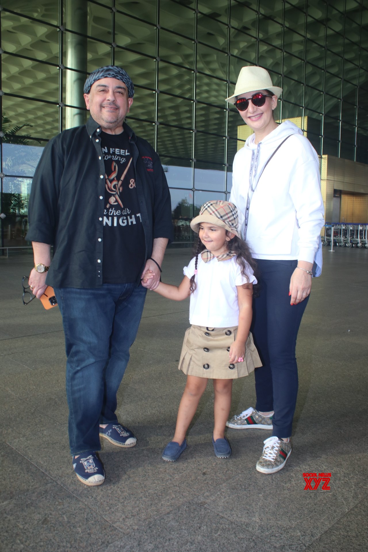 Adnan Sami With Family Spotted At Airport Departure - Gallery - Social ...
