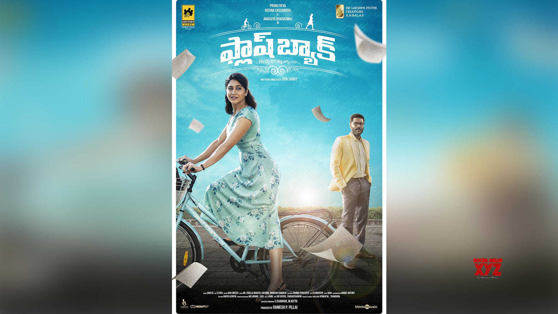 Director Kalyan Krishna Launched First Look Of Prabhu Deva, Regina, Anasuya’s 'Flashback ...