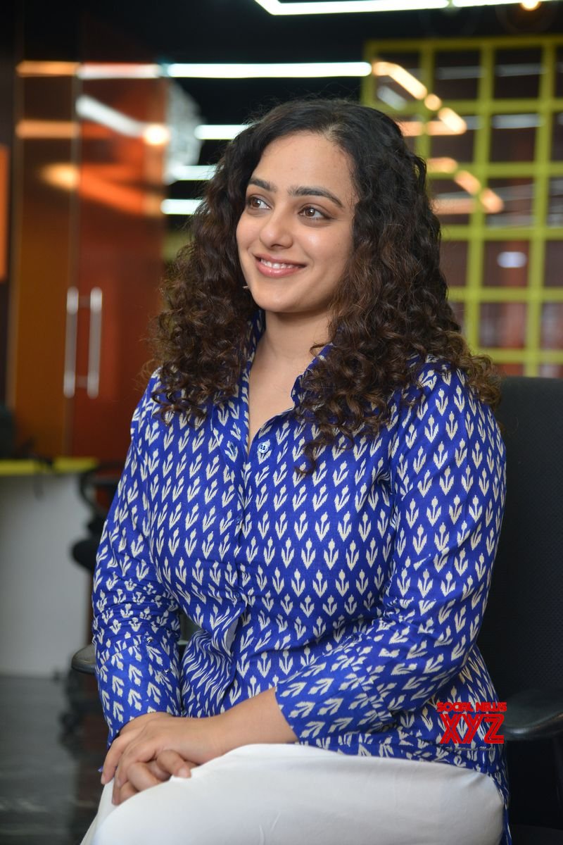 Actress Nithya Menon Glam Stills From Sky Lab Movie Interview - Social ...