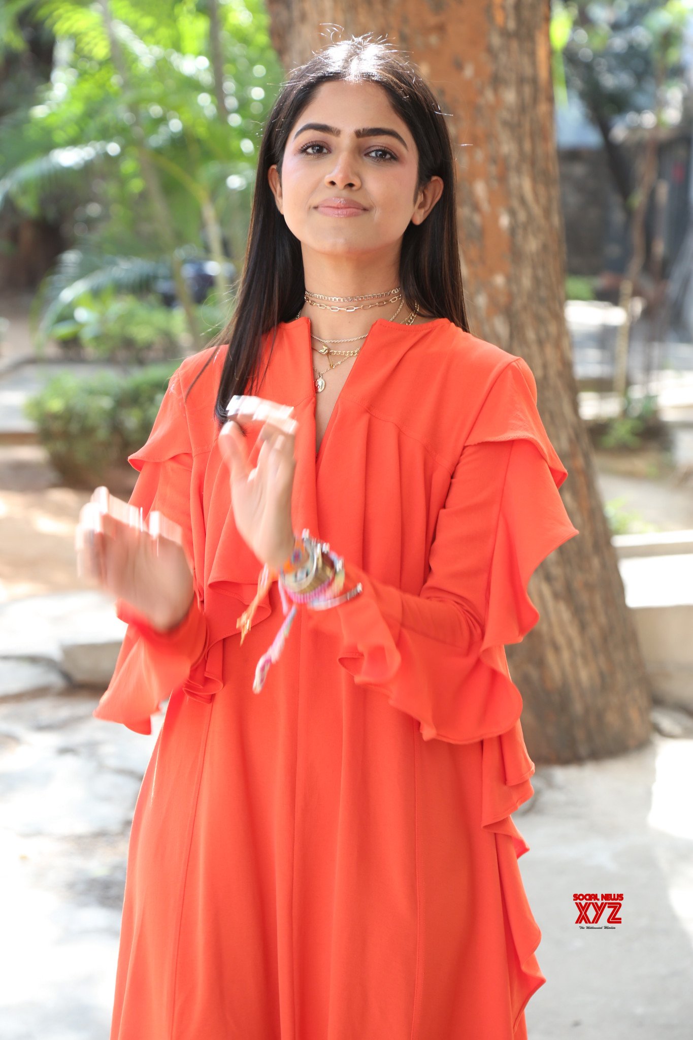 Actress Drishika Chandar Glam Stills From Manasa Namaha Movie Press ...