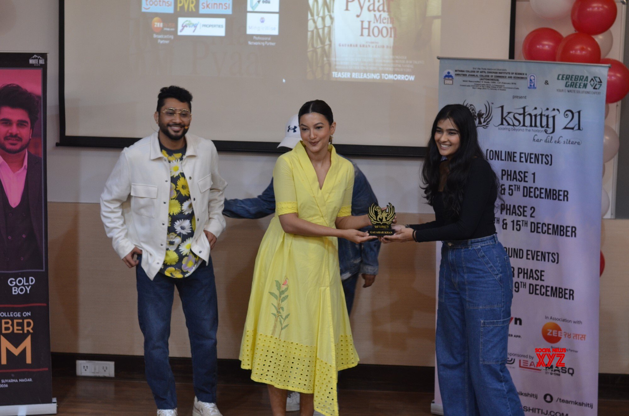 Actress Gauahar Khan Attends Mithibai Kshitij Festival 2021 - Gallery ...