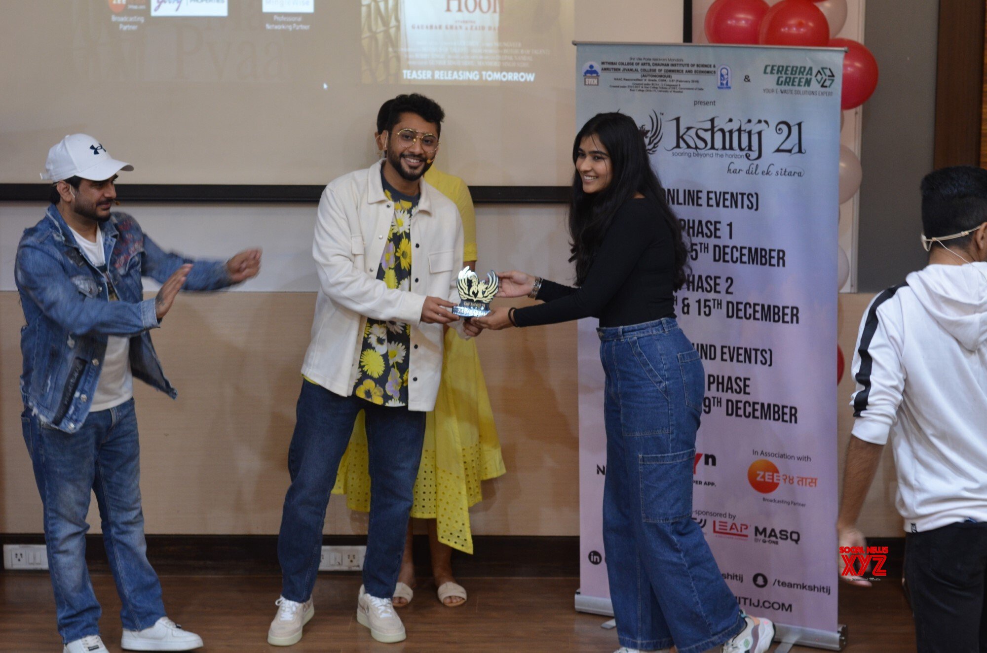 Actress Gauahar Khan Attends Mithibai Kshitij Festival 2021 - Gallery ...