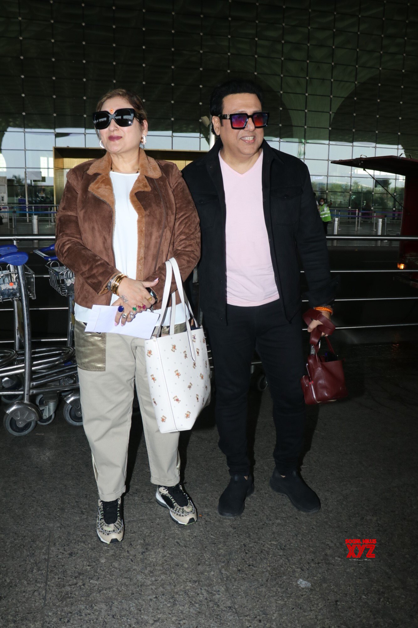 Govinda And Wife Sunita Ahuja Spotted At Airport Departure - Gallery ...