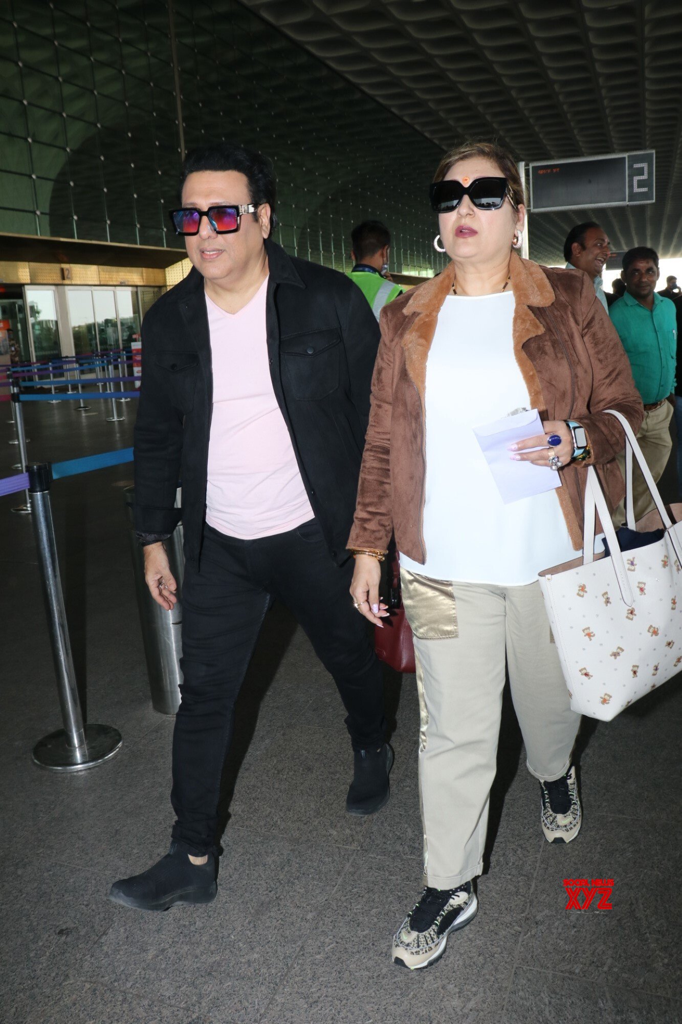 Govinda And Wife Sunita Ahuja Spotted At Airport Departure - Gallery ...