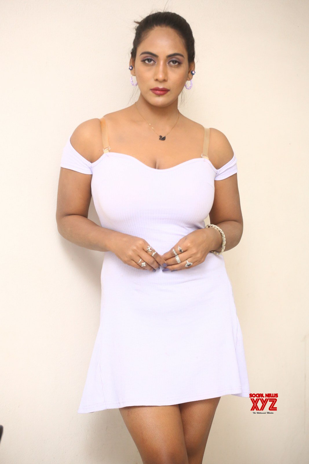 Actress Meghana Chowdary Stills From Gelupu Geetha Datithe Movie Teaser ...