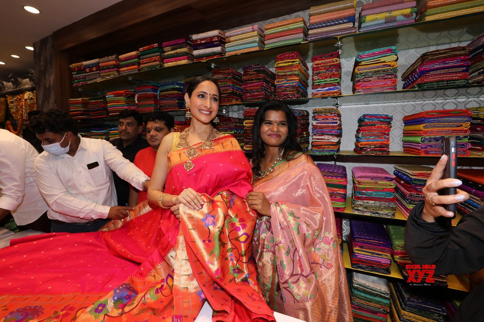 Mugdha 14th Store Launched at Kakinada by Actress Pragya Jaiswal ...