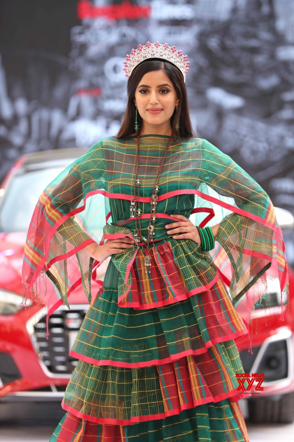 Bengaluru:Models showcasing Bangladeshi fashion designer Bibi Russell ...