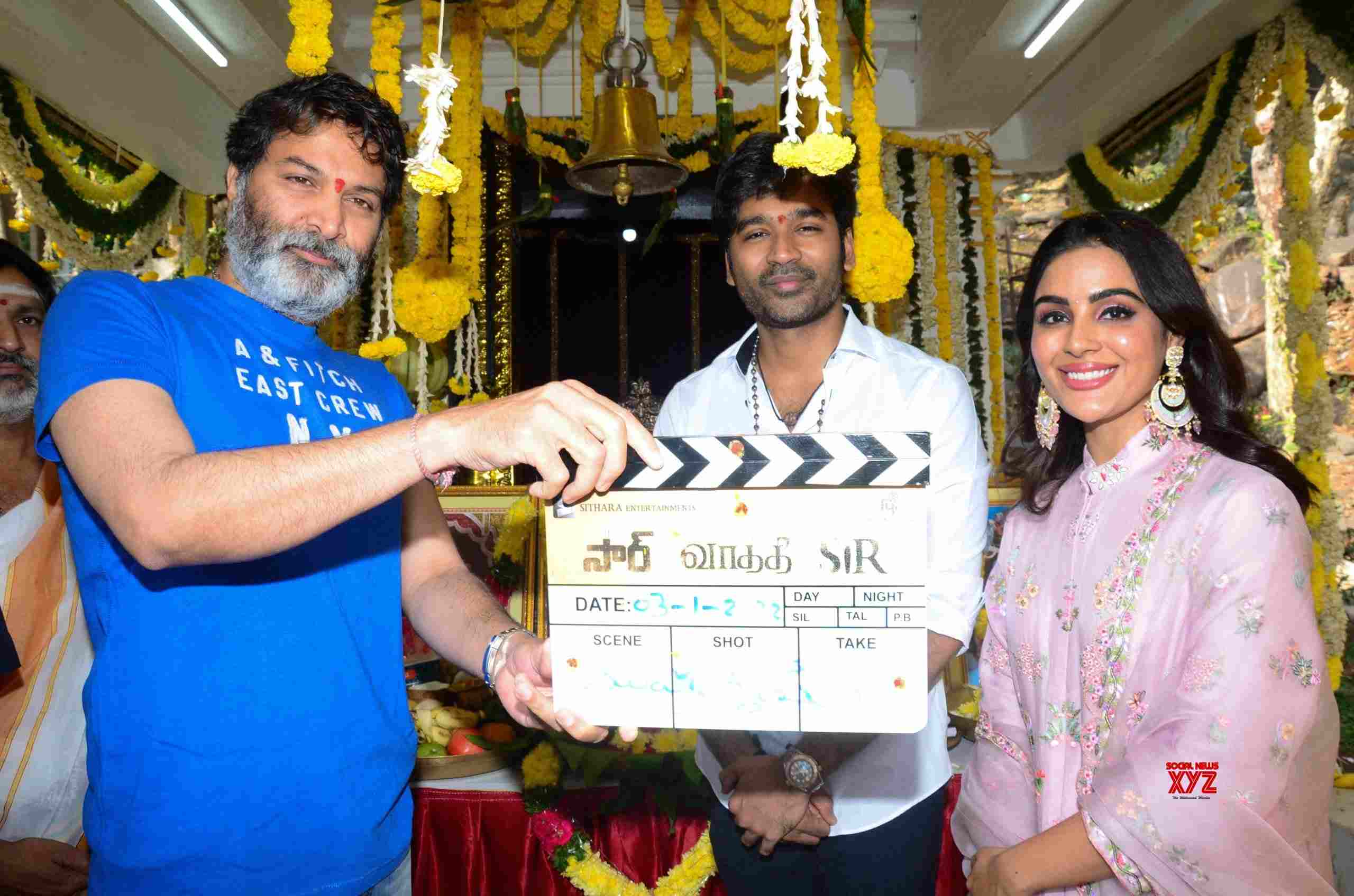 Vaathi Aka Sir Movie Pooja Ceremony HD - Gallery - Social News XYZ