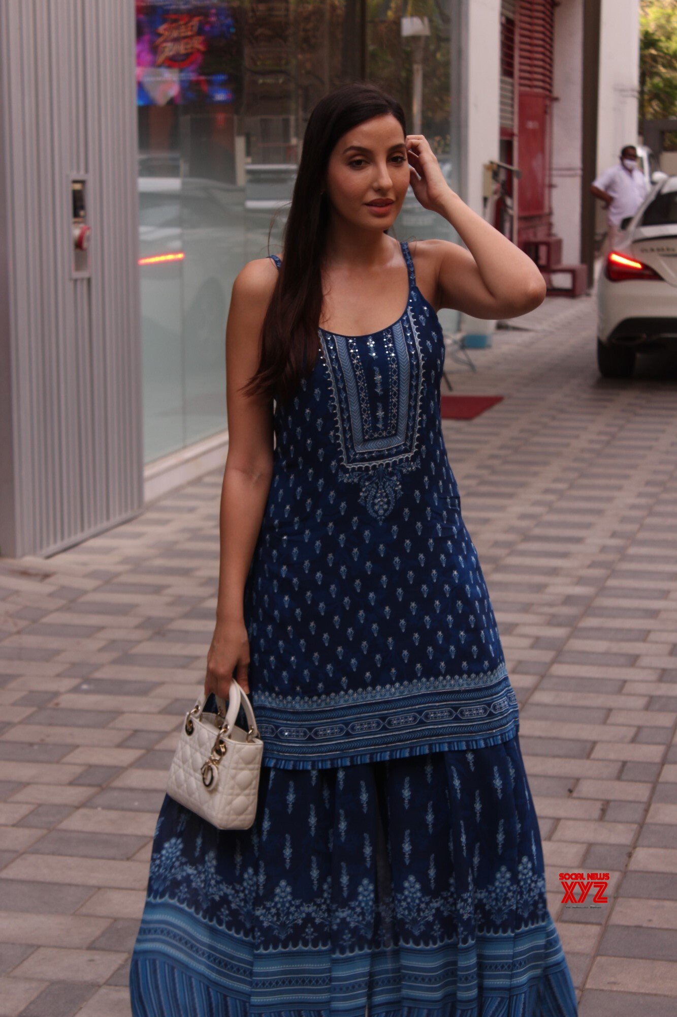 Actress Nora Fatehi Spotted At T Series Office - Gallery - Social News XYZ