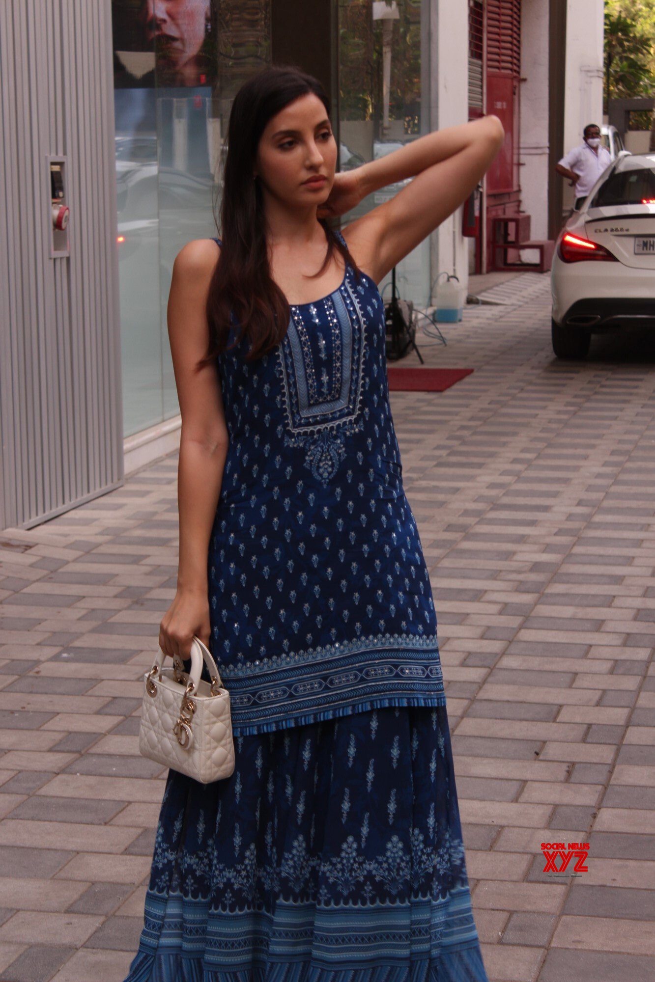 Actress Nora Fatehi Spotted At T Series Office - Gallery - Social News XYZ