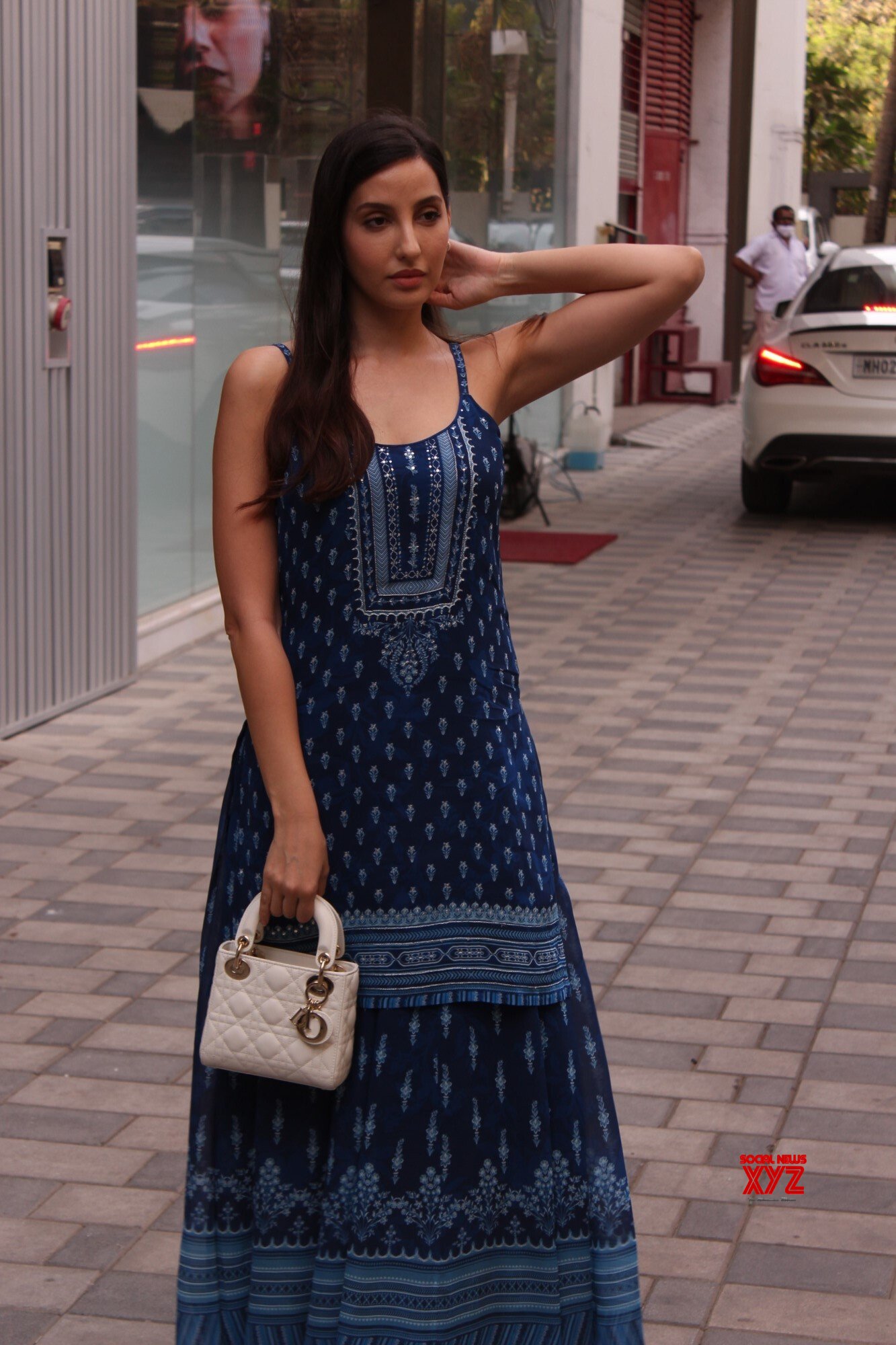 Actress Nora Fatehi Spotted At T Series Office - Gallery - Social News XYZ