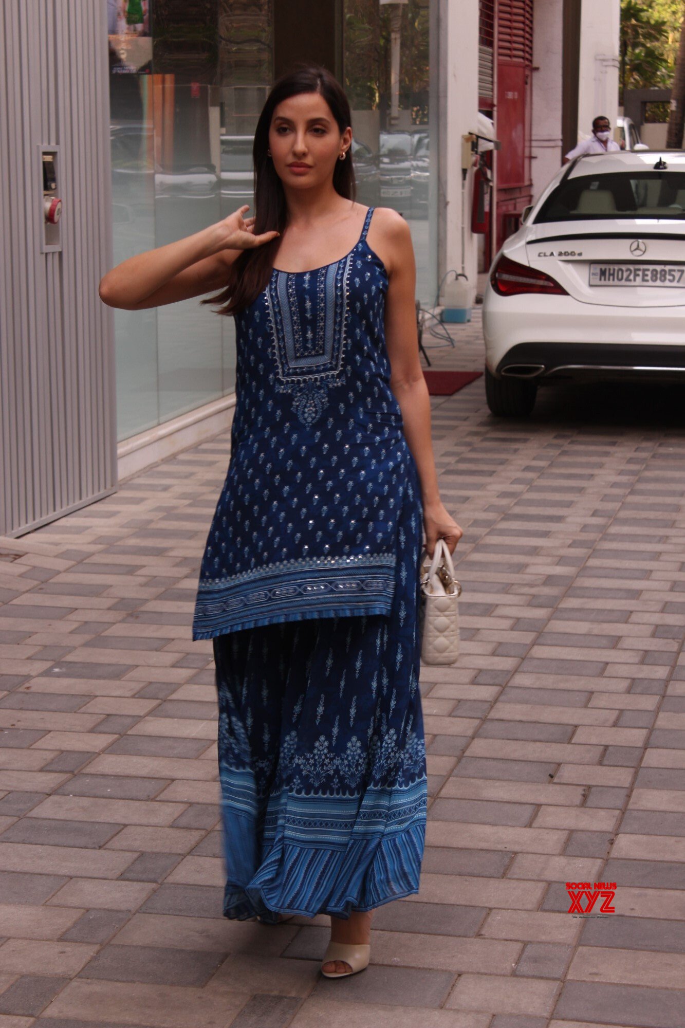 Actress Nora Fatehi Spotted At T Series Office - Gallery - Social News XYZ