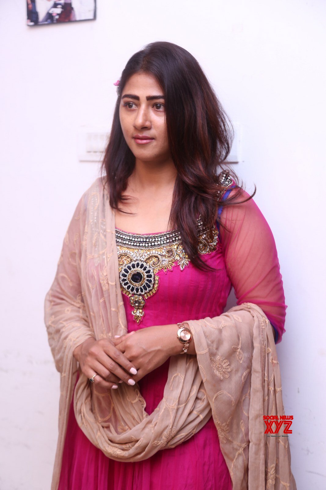 Actress Sowjanya Shiva Glam Stills From Anushka Movie Trailer Launch ...